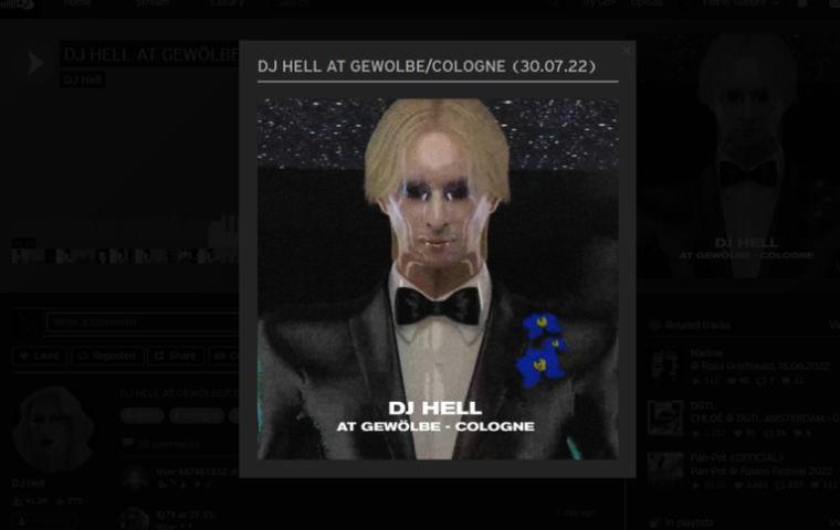 DJ Hell plays another legendary set in Cologne – unklar